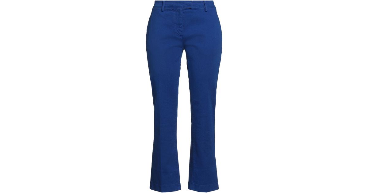 N°21 Pants in Blue | Lyst