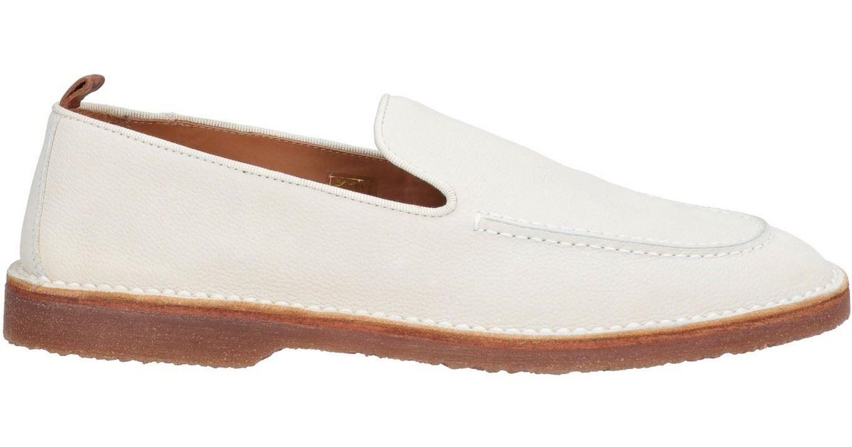 Buttero Loafers Leather in Natural for Men | Lyst