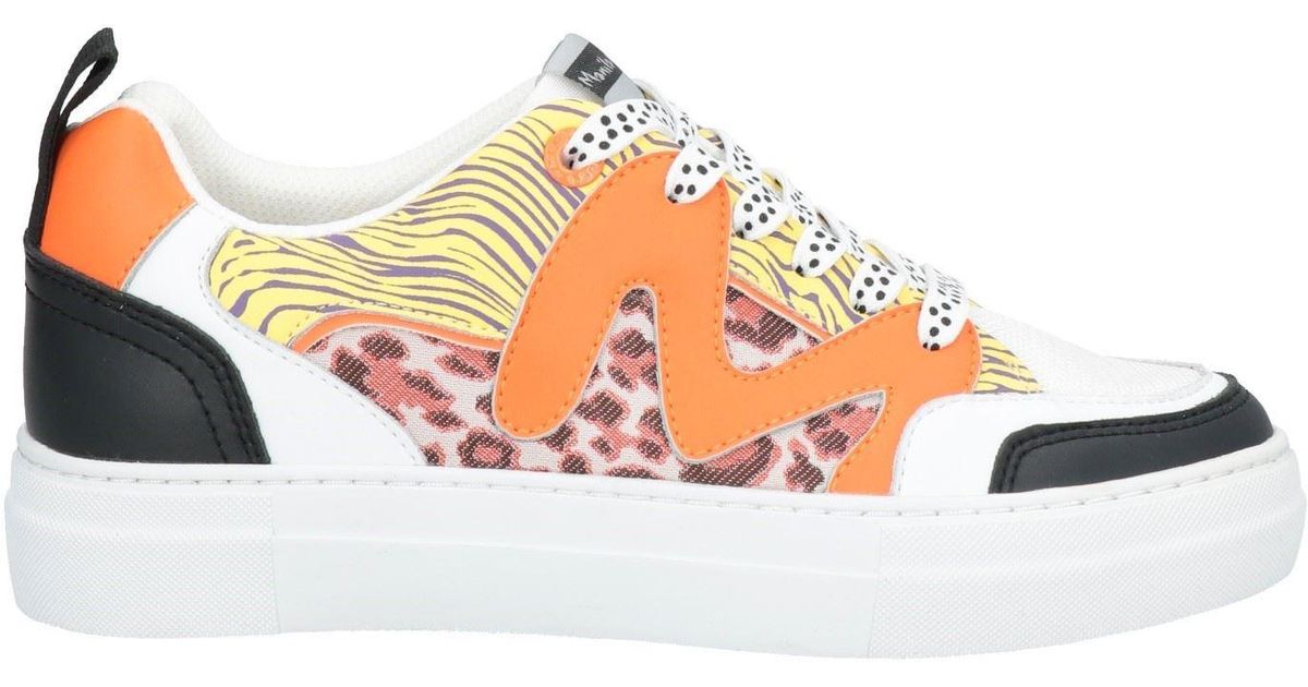 Manila Grace Sneakers Leather, Textile Fibers in White | Lyst