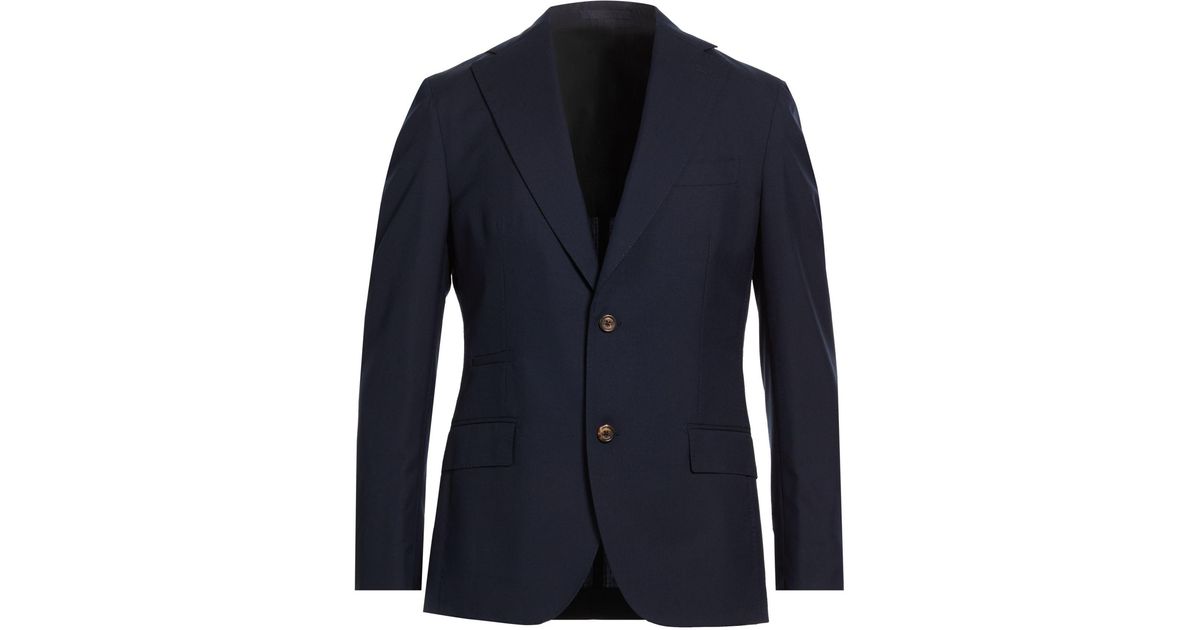 Eleventy Blazer Wool in Blue for Men | Lyst UK