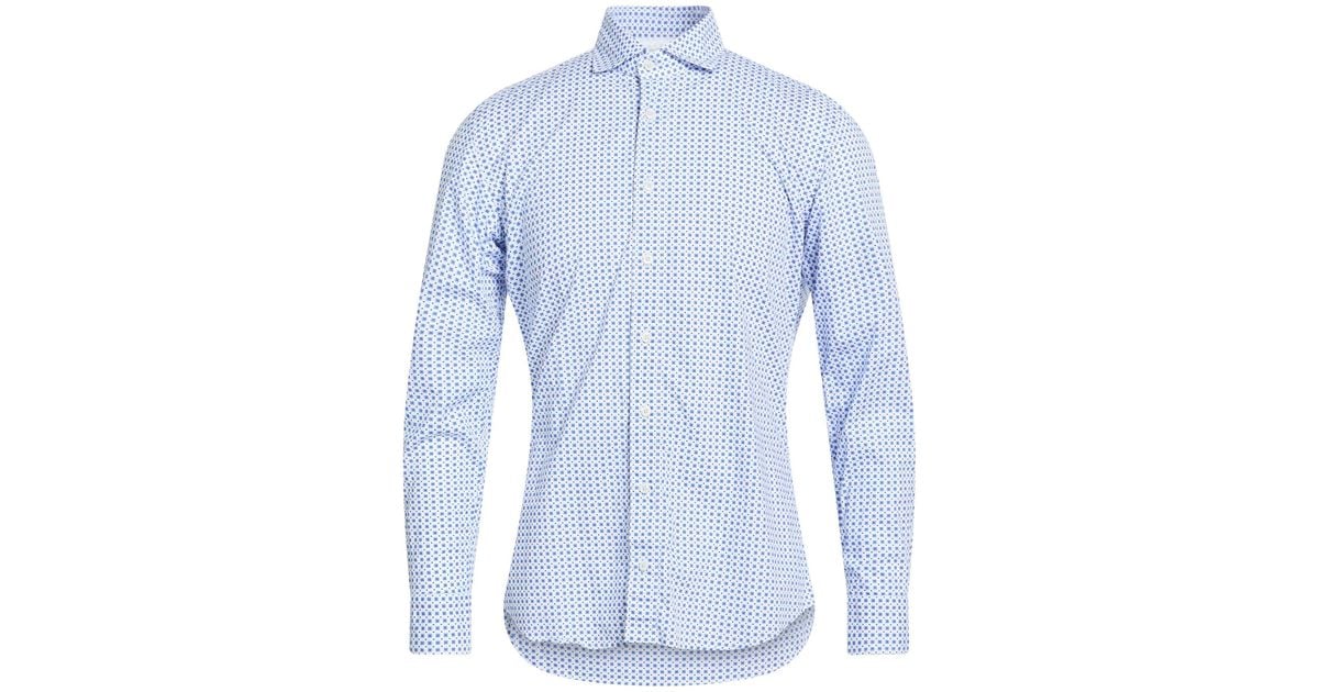 BASTONCINO Shirts in Blue for Men | Lyst