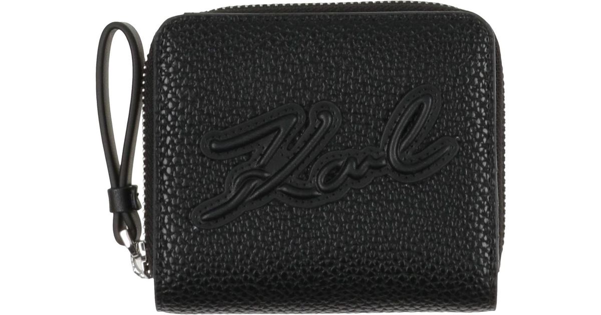 Karl Lagerfeld Wallet in Black | Lyst UK