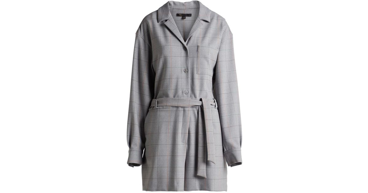 Maje Jumpsuit in Gray | Lyst