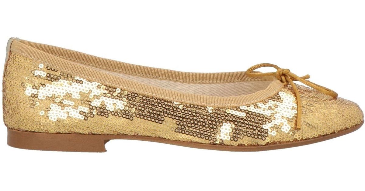 Divine Follie Ballet Flats Textile Fibers in Natural | Lyst UK