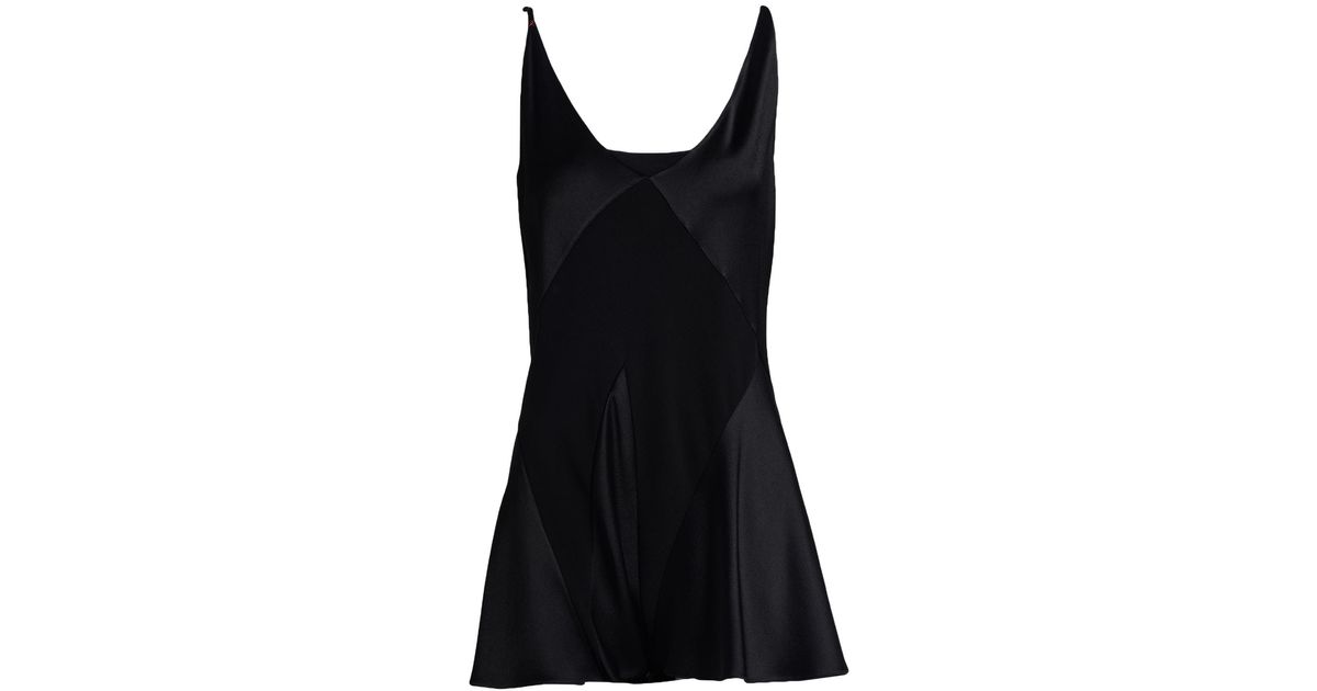 Maison Margiela Playsuit in Black | Lyst UK