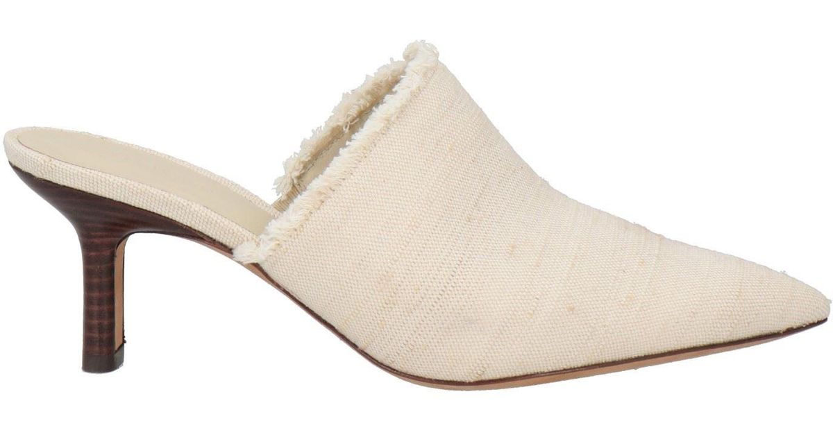 Vince Mules & Clogs Textile Fibers in White | Lyst