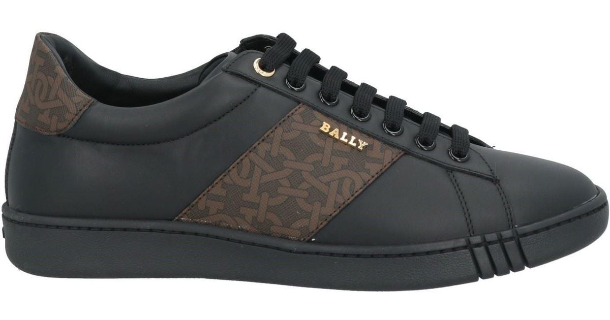 Bally Sneakers Calfskin in Black for Men | Lyst