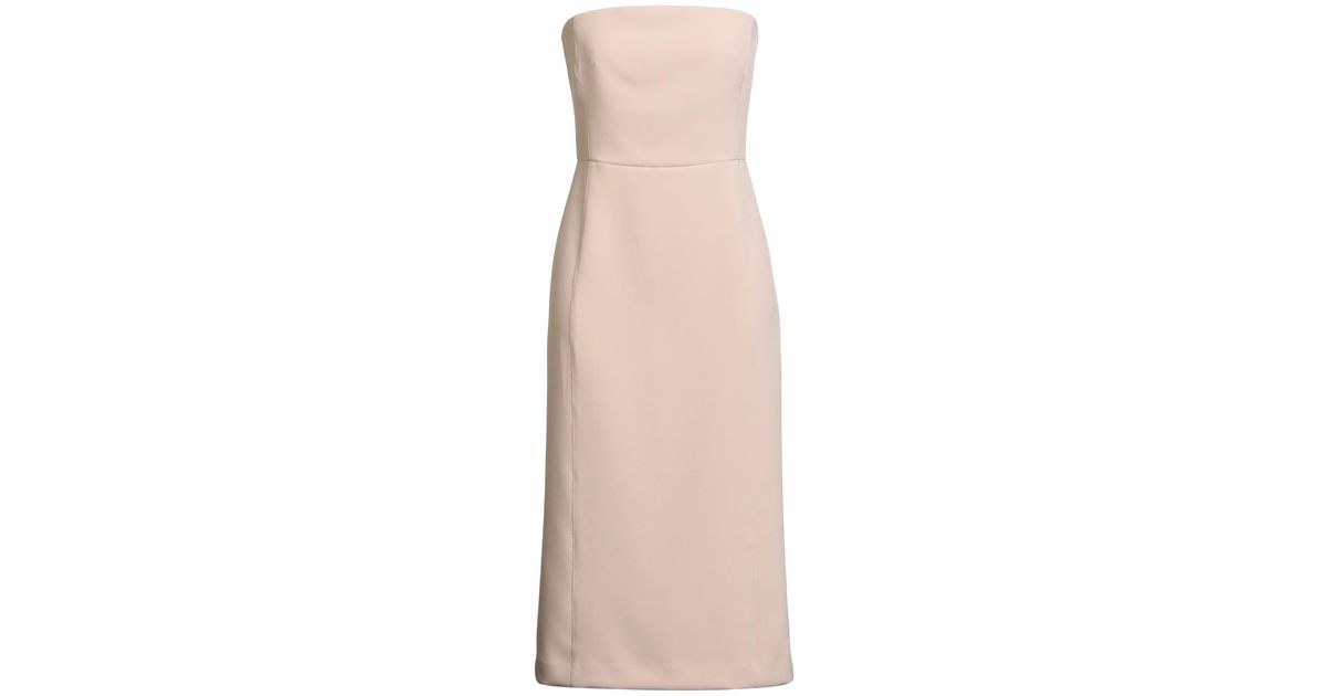 Rebel Queen Midi Dress Polyester, Elastane in Pink | Lyst UK