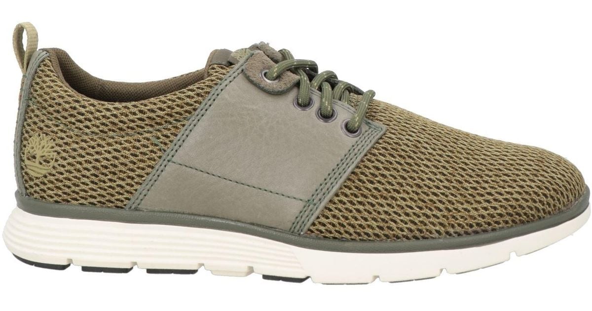 Timberland Military Sneakers Textile Fibers, Leather in Green for Men ...