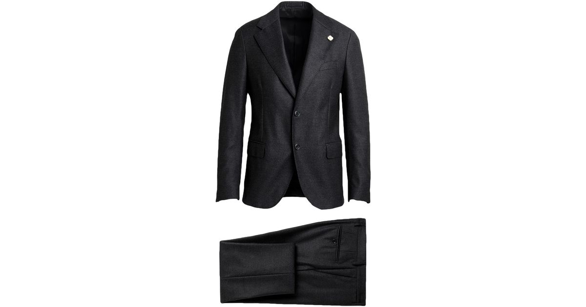 Lardini Suit in Black for Men | Lyst UK