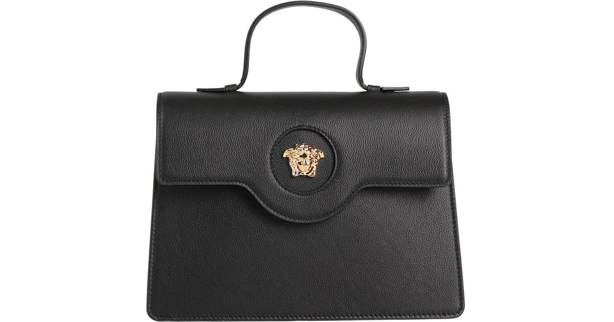 Versace Handbag in Black | Lyst