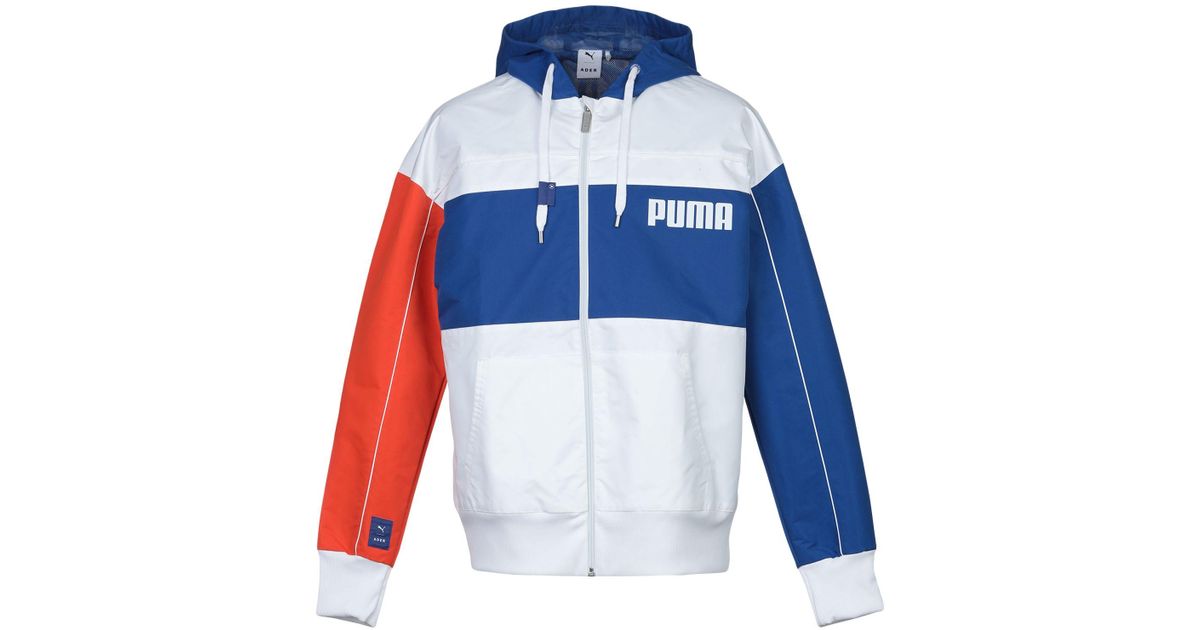 PUMA Synthetic Jacket in White for Men - Lyst