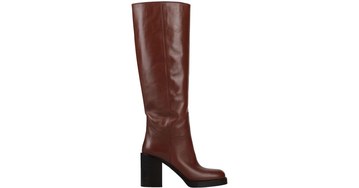 Prada Boot in Brown | Lyst