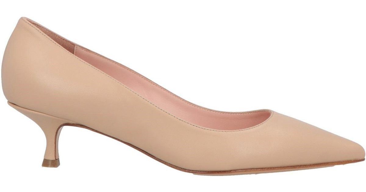 Anna F. Fuchsia Pumps Leather in Pink | Lyst