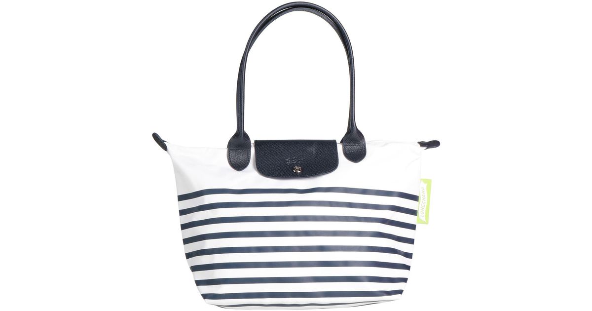 Longchamp Handbags in White | Lyst UK