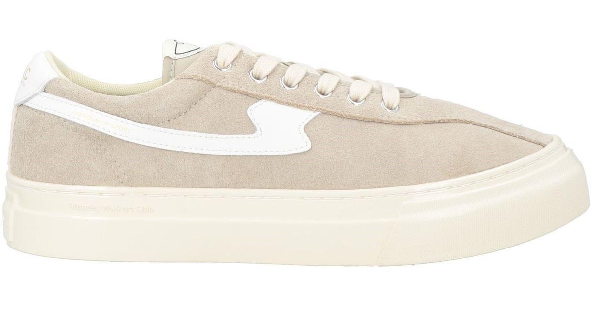 Stepney Workers Club Light Sneakers Leather in Natural for Men | Lyst