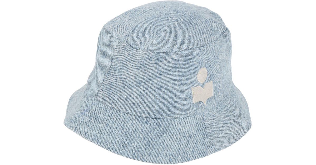 Isabel Marant Hat Cotton in Blue | Lyst UK