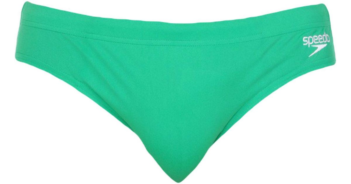 Speedo Swim Brief In Green For Men Lyst