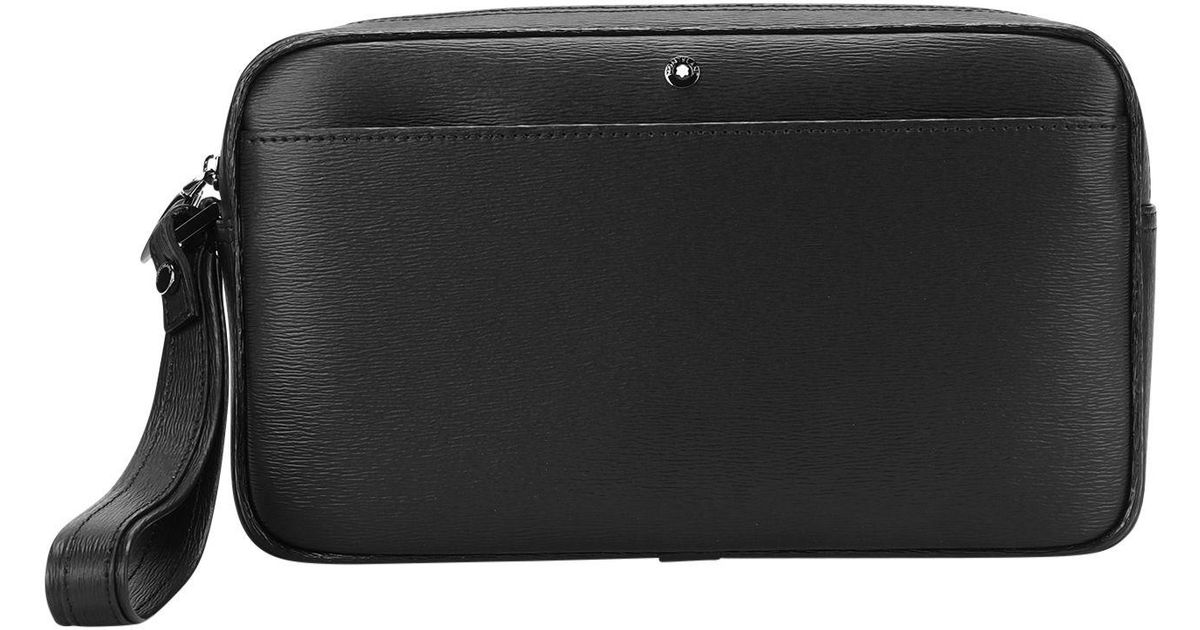 Montblanc Handbag in Black for Men - Lyst
