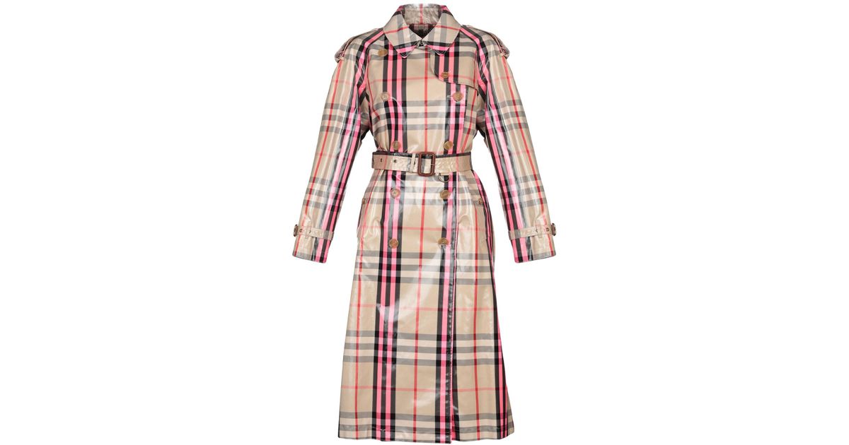 Burberry Cotton Overcoat in Beige (Natural) - Lyst