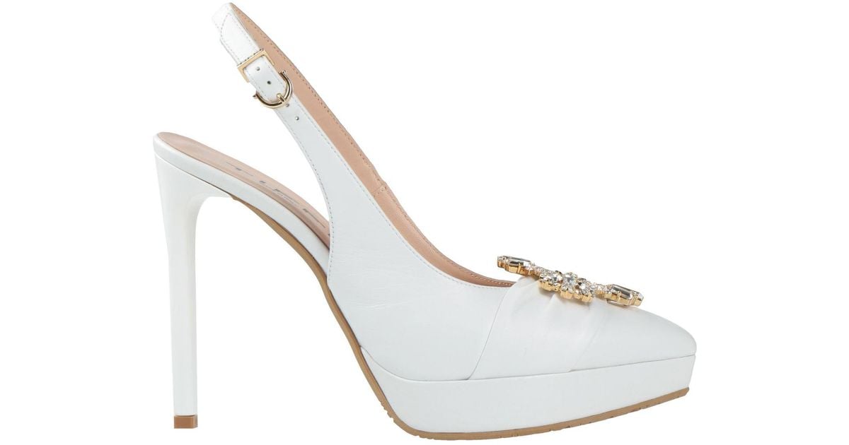 Tiffi Pumps in White | Lyst Australia
