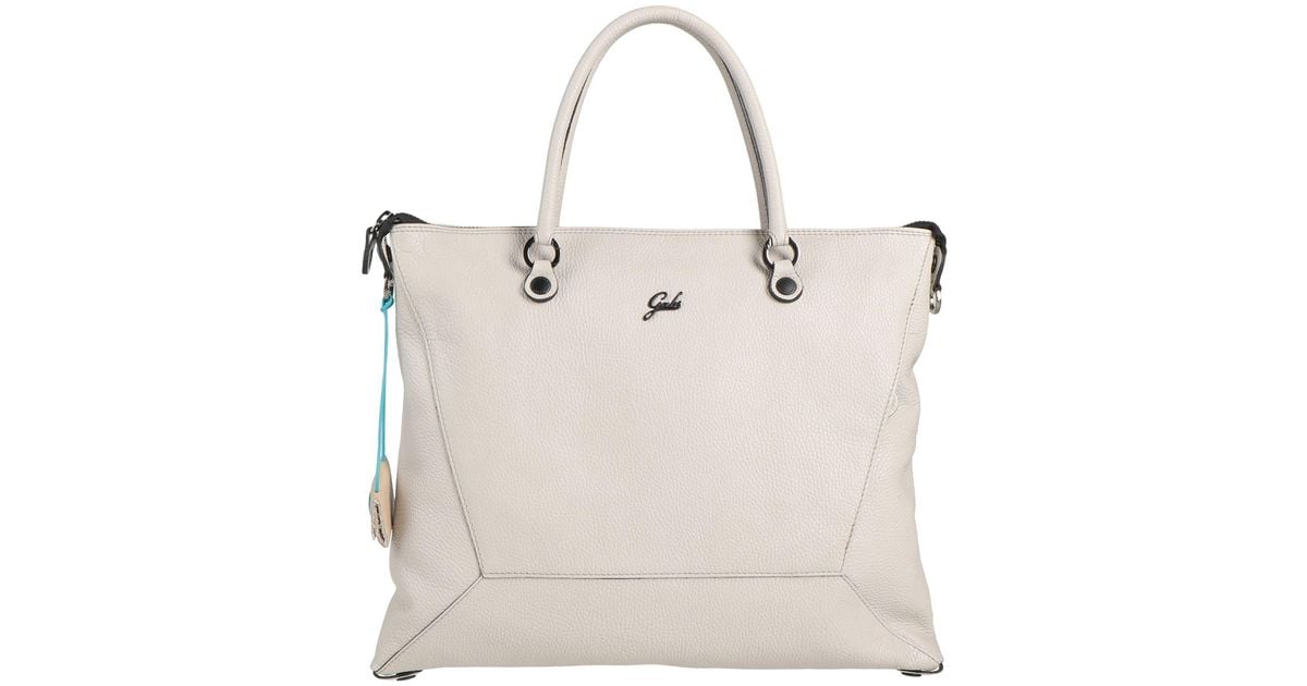 Gabs Handbag Calfskin in Natural | Lyst UK