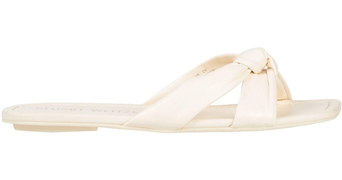 Stuart Weitzman Sandals in Natural | Lyst UK