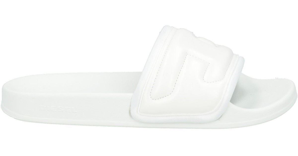 DIESEL Sandals Rubber in White | Lyst