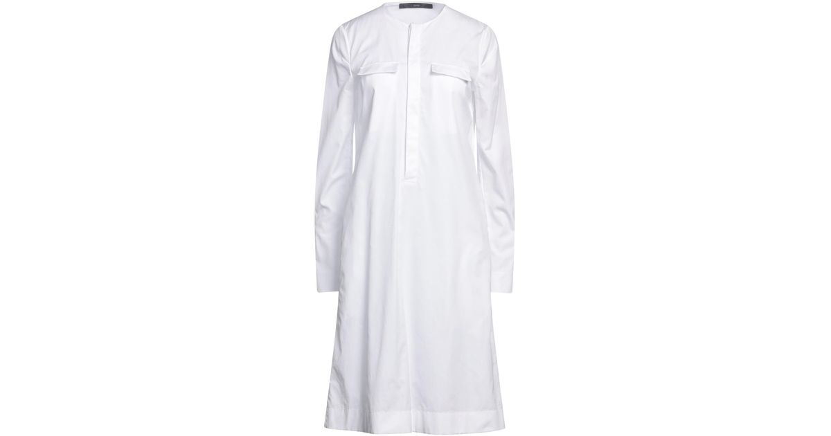 SAPIO Midi Dress in White | Lyst