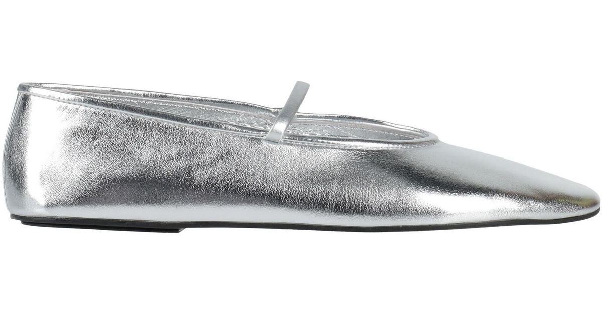 Jeffrey Campbell Ballet Flats Textile Fibers in White | Lyst