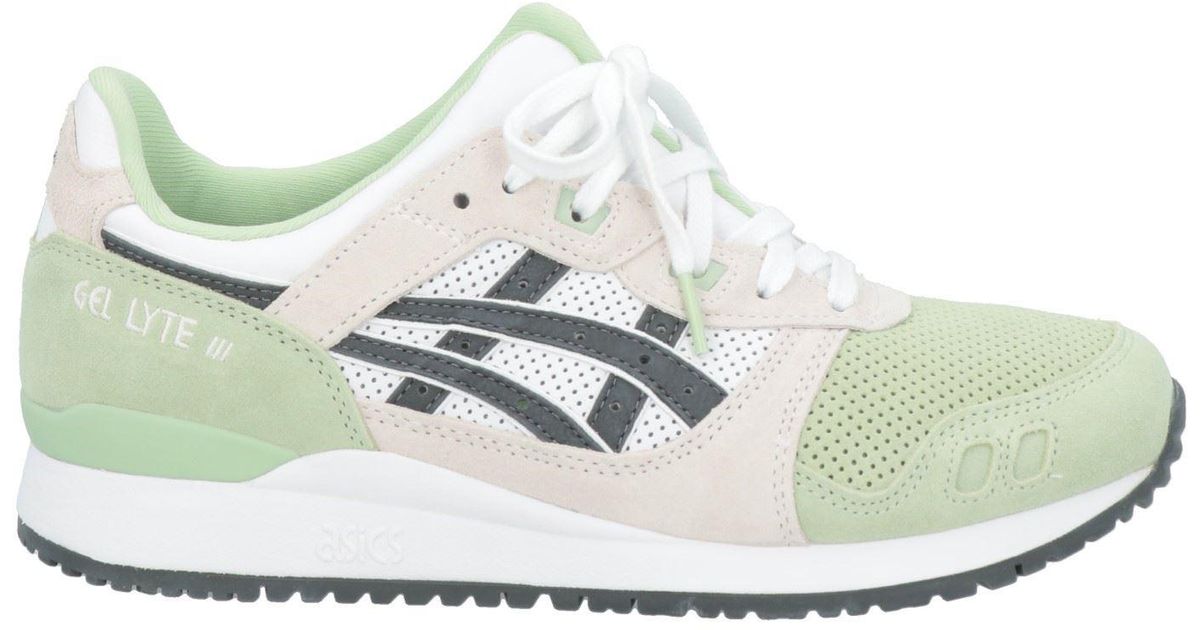 Asics Light Sneakers Leather in White | Lyst