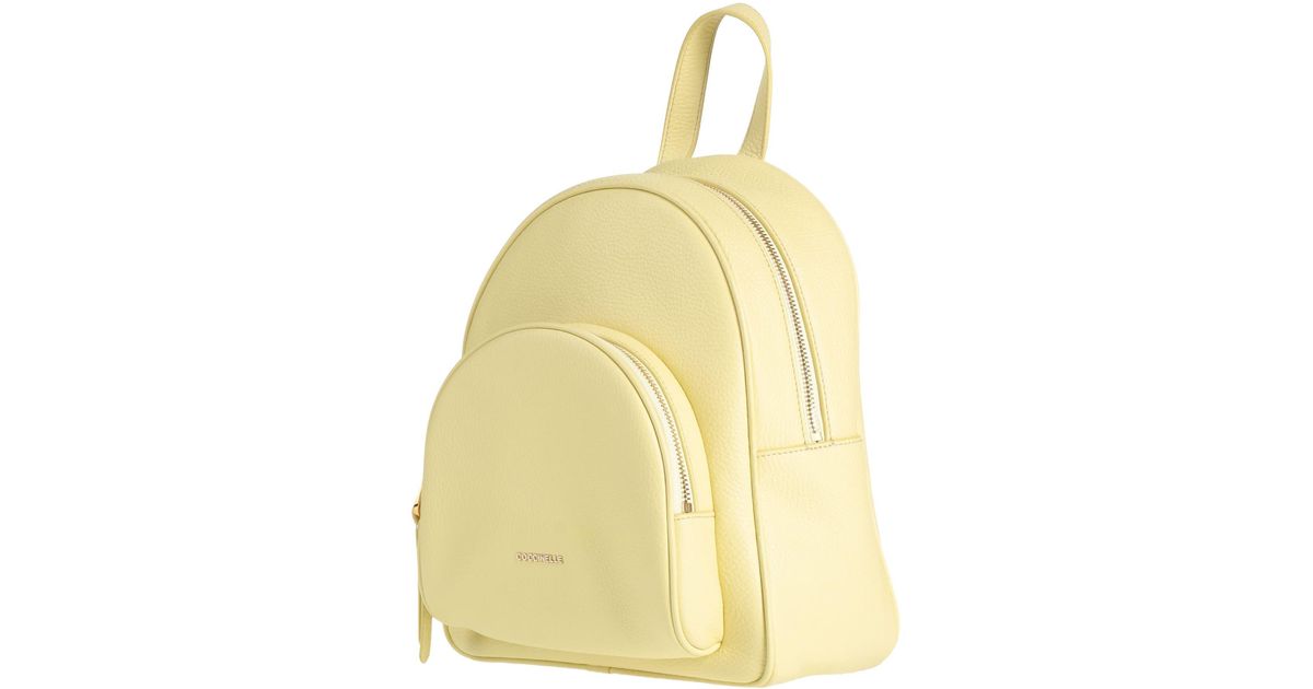 Coccinelle Rucksack in Yellow | Lyst UK