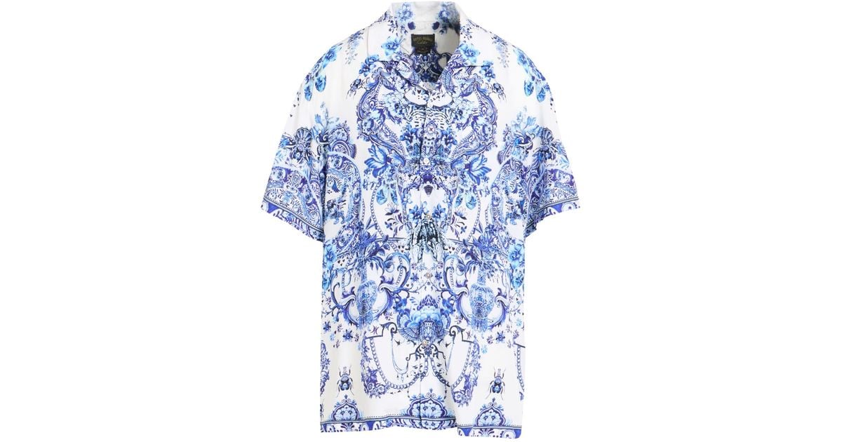 CAMILLA Shirt Modal in Blue for Men | Lyst