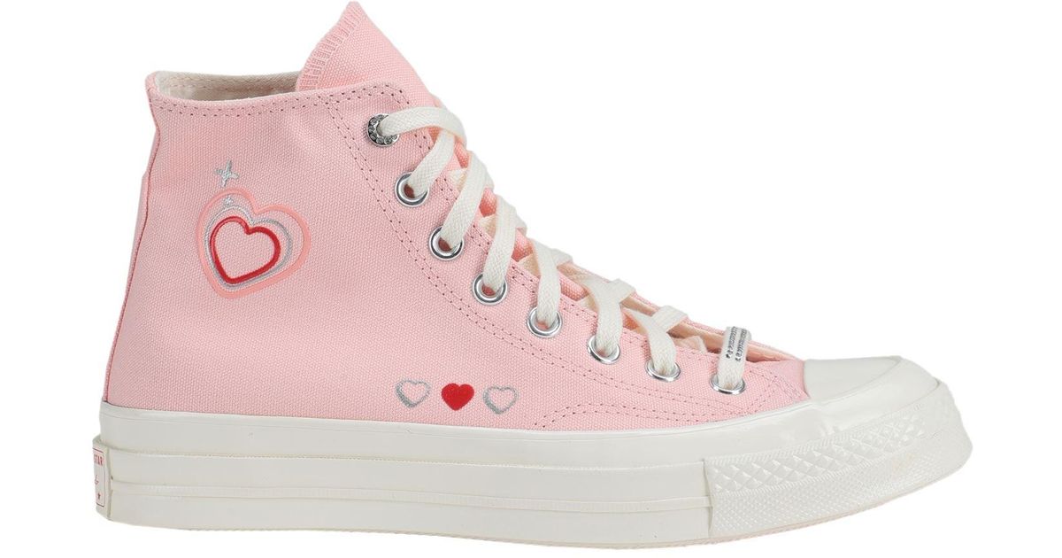 Converse ‘Chuck 70 Y2K Heart’ High-Top Sneakers in Pink | Lyst UK