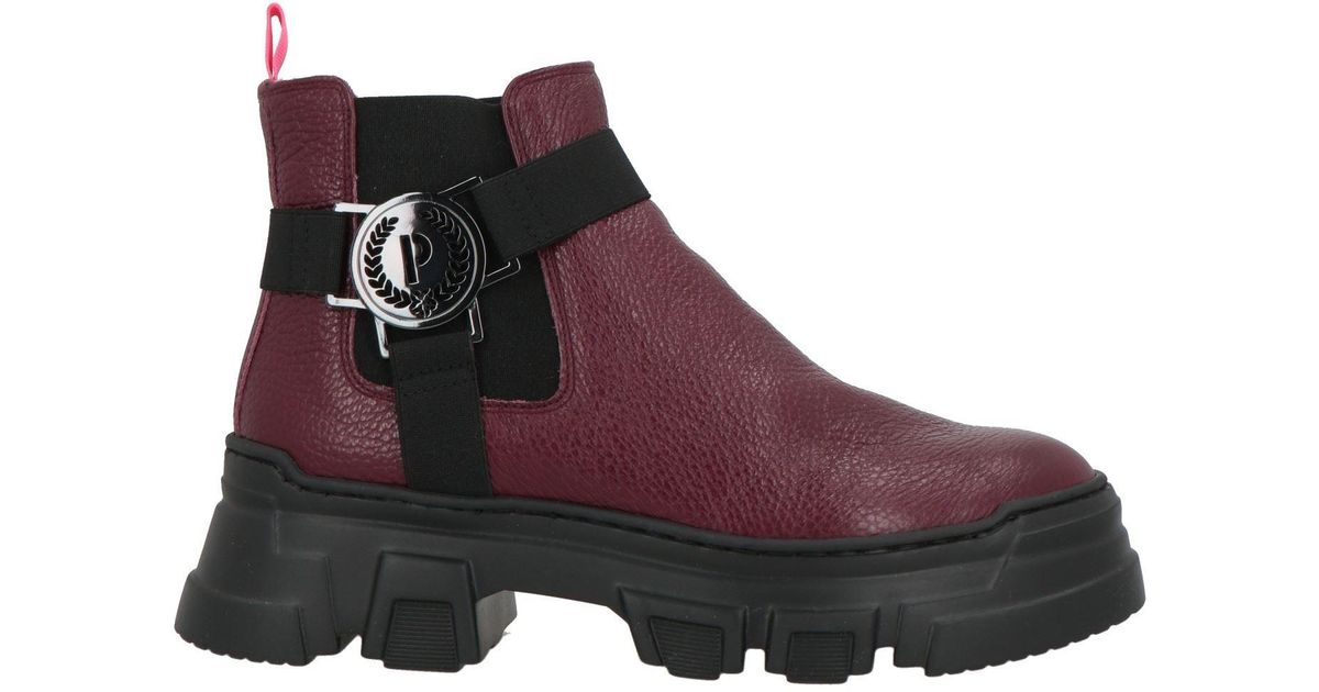 Pollini Ankle Boots in Purple | Lyst UK