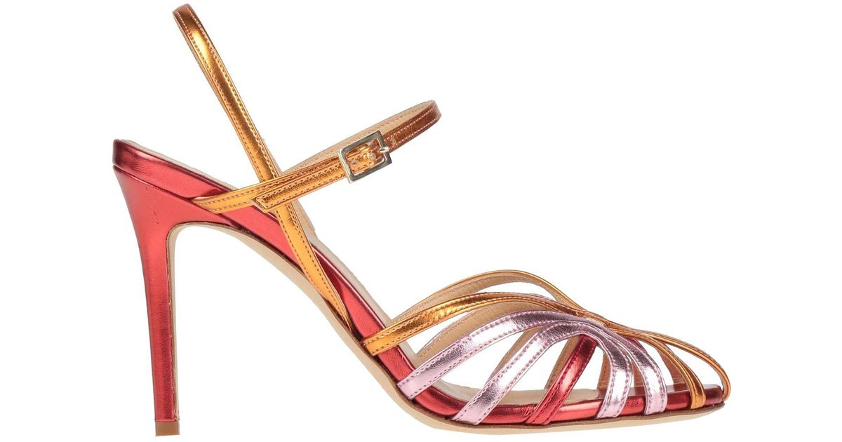 Semicouture Sandals Synthetic Fibers in Pink | Lyst