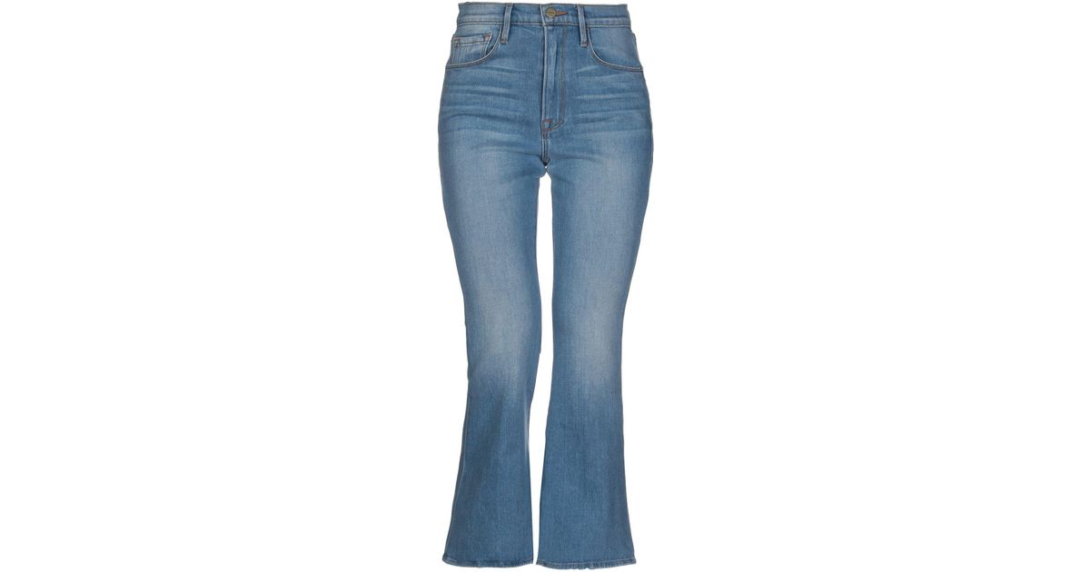 FRAME Denim Pants in Blue - Lyst