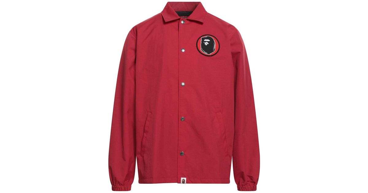 A Bathing Ape Jackets in Red for Men | Lyst UK