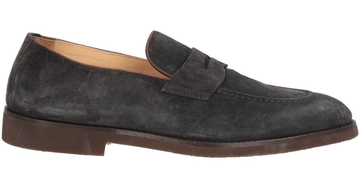 Brunello Cucinelli Midnight Loafers Leather for Men | Lyst UK