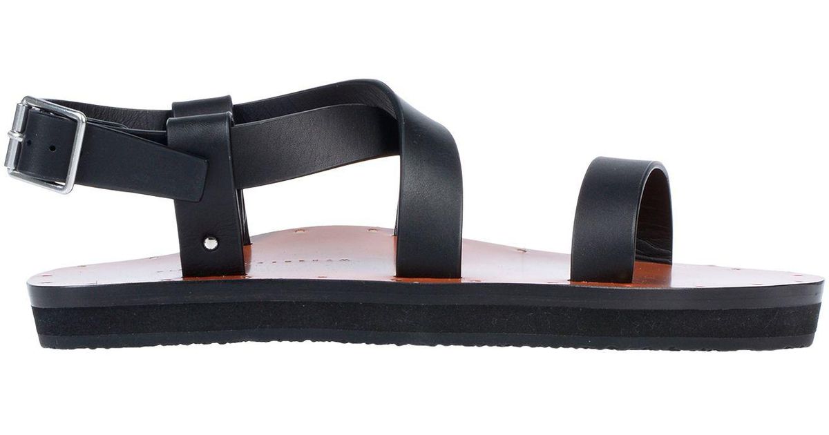 Victoria Beckham Sandals in Black - Lyst