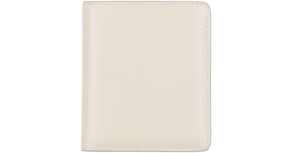 Maison Margiela Light Wallet Soft Leather in Natural | Lyst