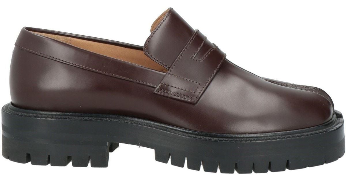Maison Margiela Loafers in Brown | Lyst UK