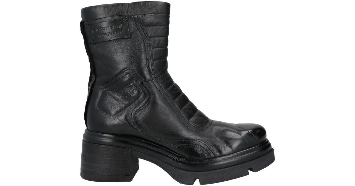 A.s.98 Ankle Boots Leather in Black | Lyst