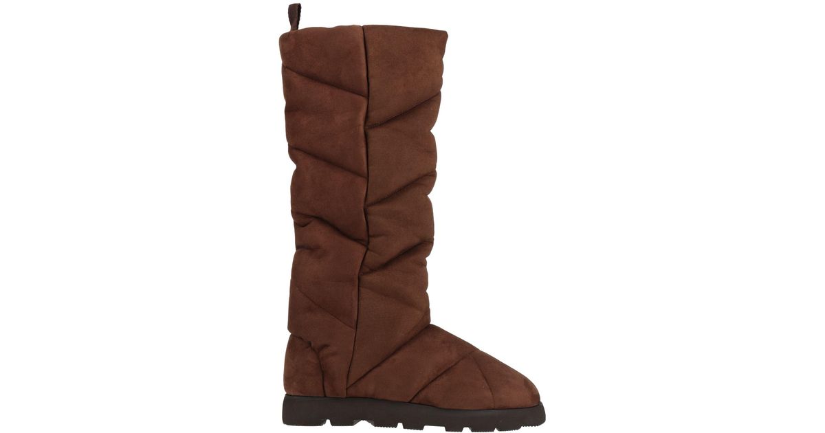 PIUMESTUDIO Chocolate Boot Synthetic Fibers in Brown | Lyst