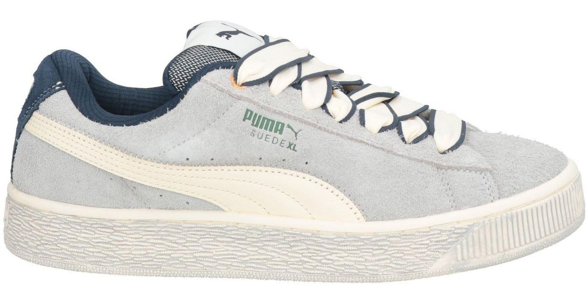 PUMA Light Sneakers Leather, Textile Fibers in White for Men | Lyst