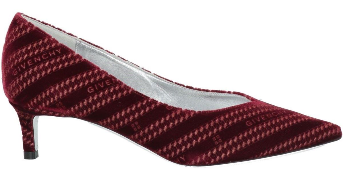 Givenchy Pumps Textile Fibers in Purple | Lyst