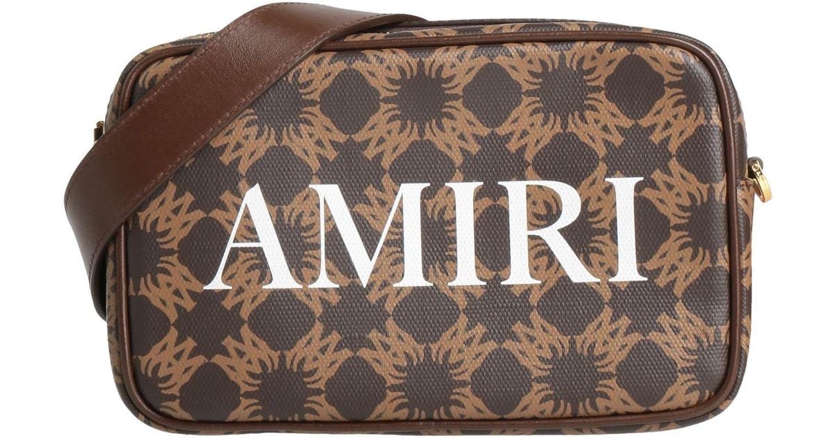 Amiri Cross-Body Bag Textile Fibers in Brown for Men | Lyst UK