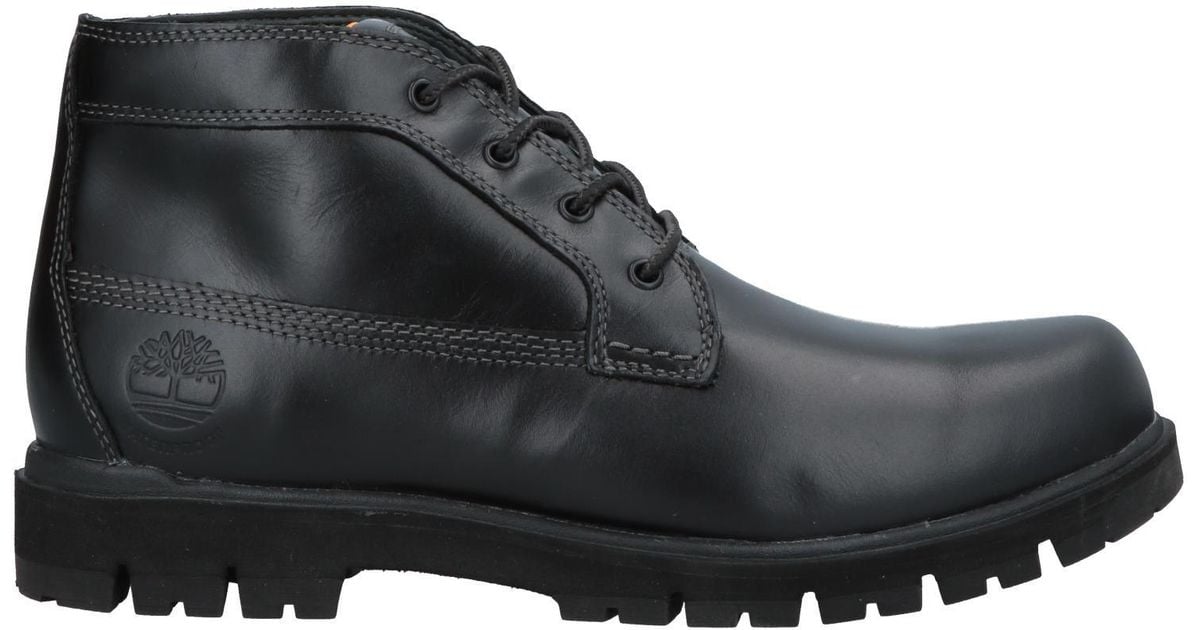Timberland Rubber Ankle Boots in Black for Men - Lyst