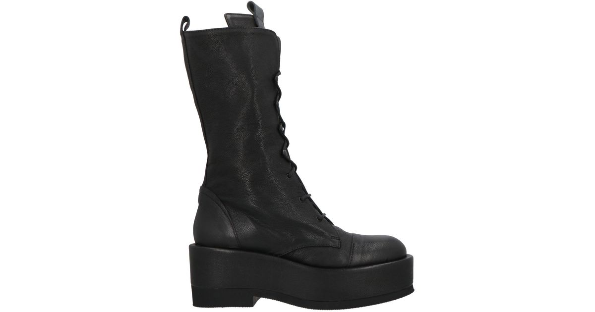 Ixos Boot Leather in Black | Lyst