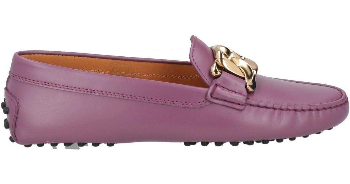 Tod's Loafer in Purple | Lyst